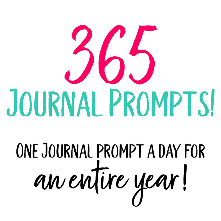 365 Journal Prompt Digital Set - 1 Entire Year of Journal Prompts ...