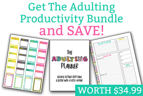Adulting Planner BUNDLE! – Mom Envy Printables & More
